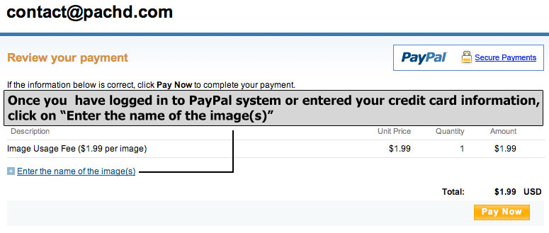 Payment Instructions